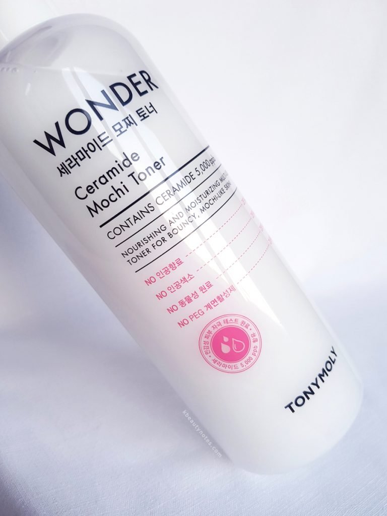 TONYMOLY Wonder Ceramide Mochi Toner Review - Kbeauty Notes