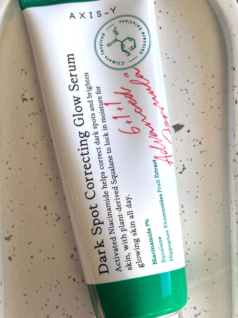 AXIS-Y Dark Spot Correcting Glow Serum Review - Kbeauty Notes
