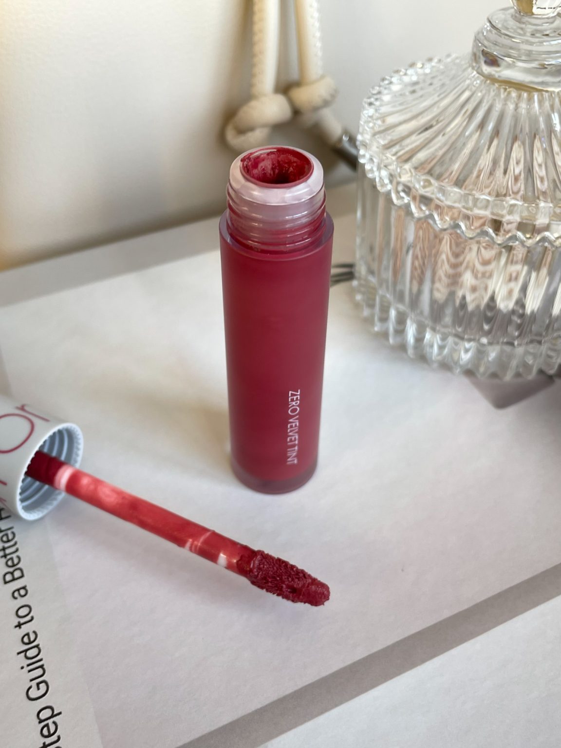 romand Zero Velvet Tint Review - Kbeauty Notes