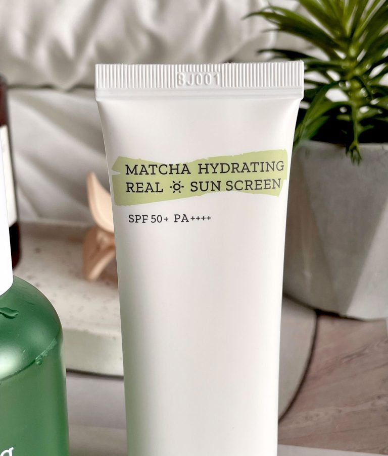 B.LAB Matcha Hydrating Line Review - Cleanser, Toner, & Sunscreen.