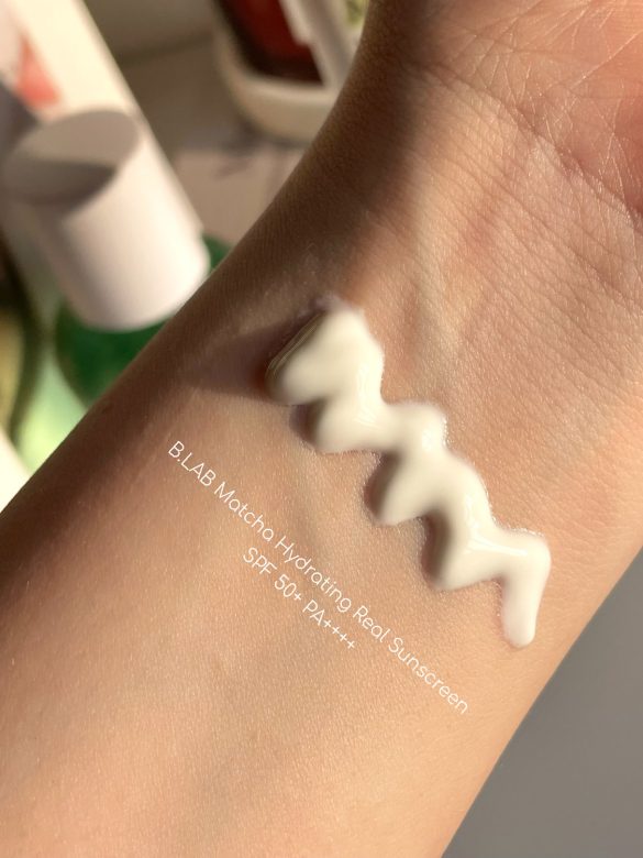 B.LAB Matcha Hydrating Line Review - Cleanser, Toner, & Sunscreen.