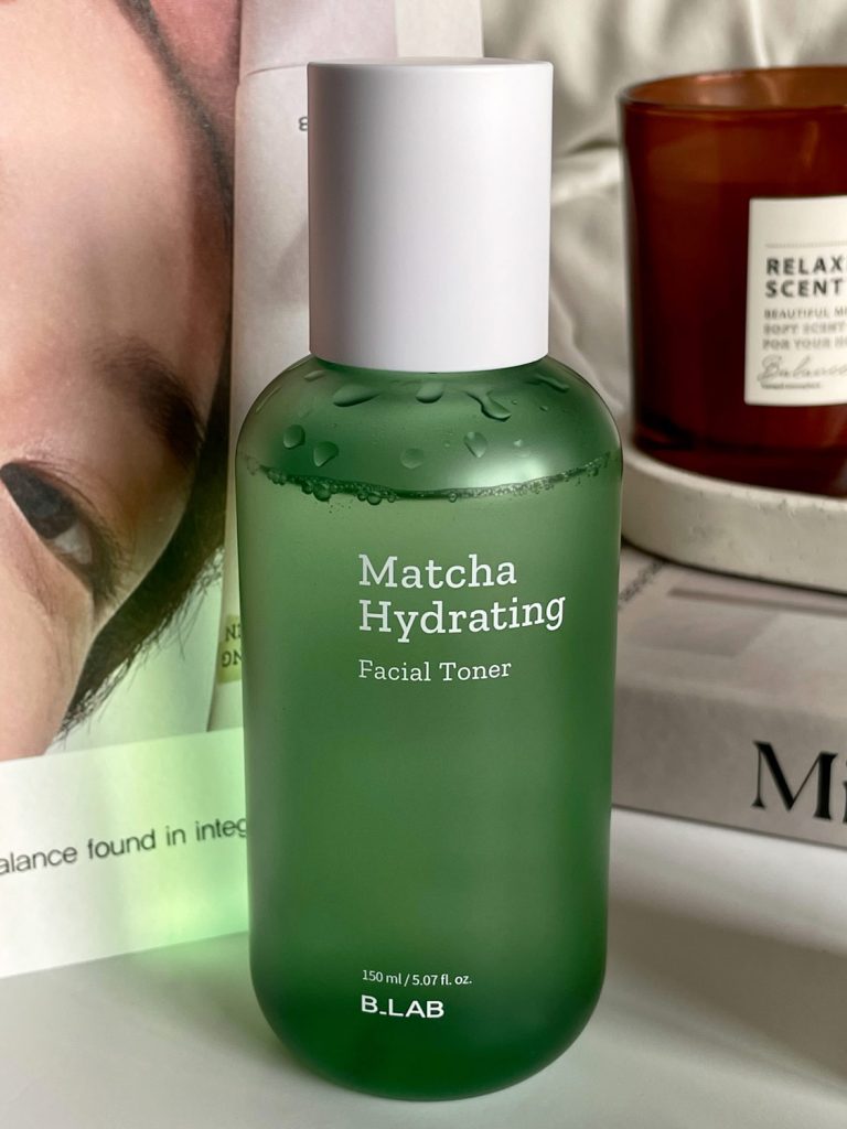 B.LAB Matcha Hydrating Line Review - Cleanser, Toner, & Sunscreen.
