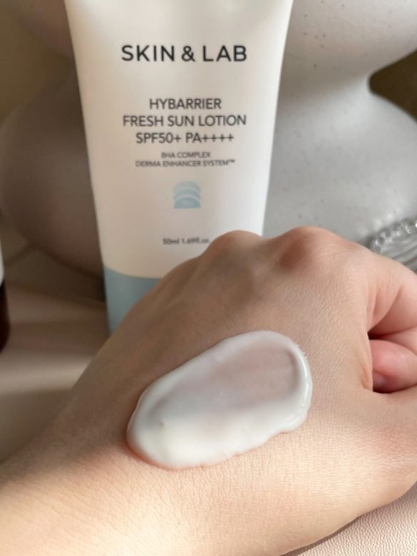 SKIN&LAB Hybarrier Fresh Sun Lotion Sunscreen Review